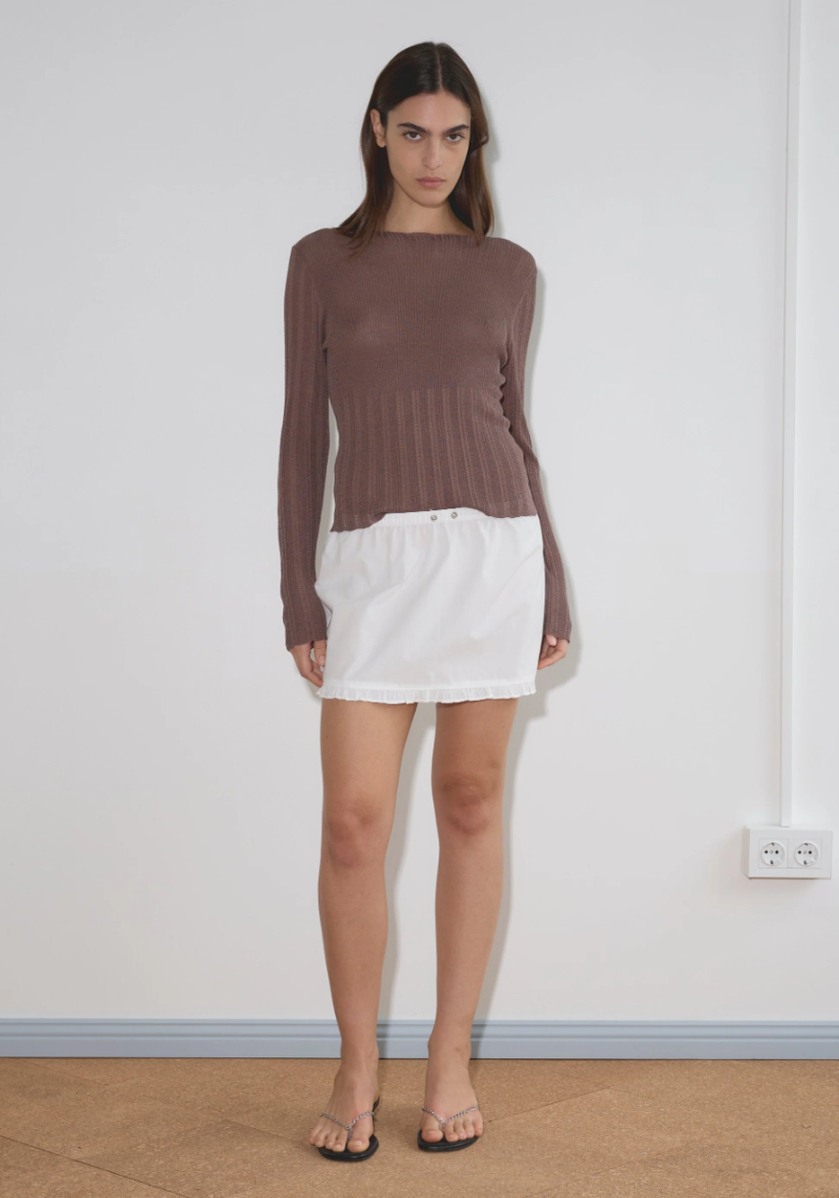 Flounce Mini - White– Alterior Motif