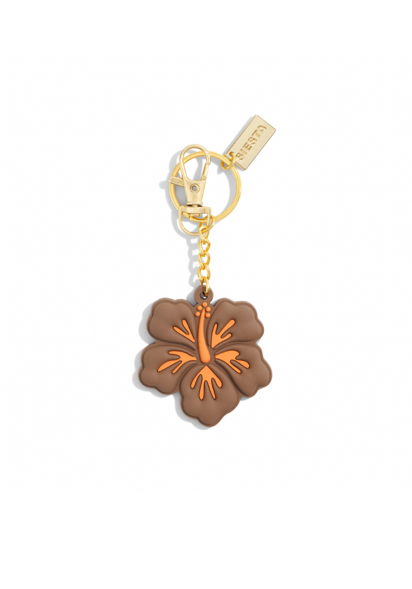 Key Chain - Brown Hibiscus– Alterior Motif