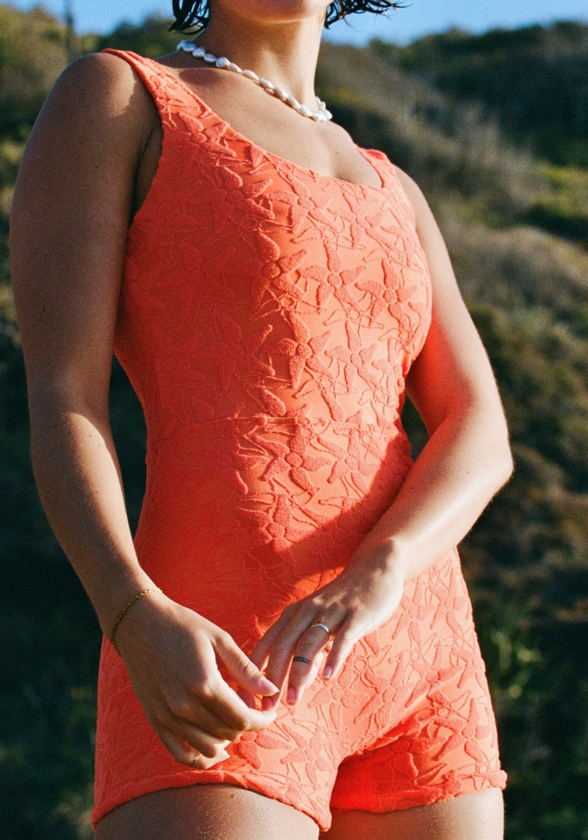 Marina Surf Suit - Aperol Terry– Alterior Motif